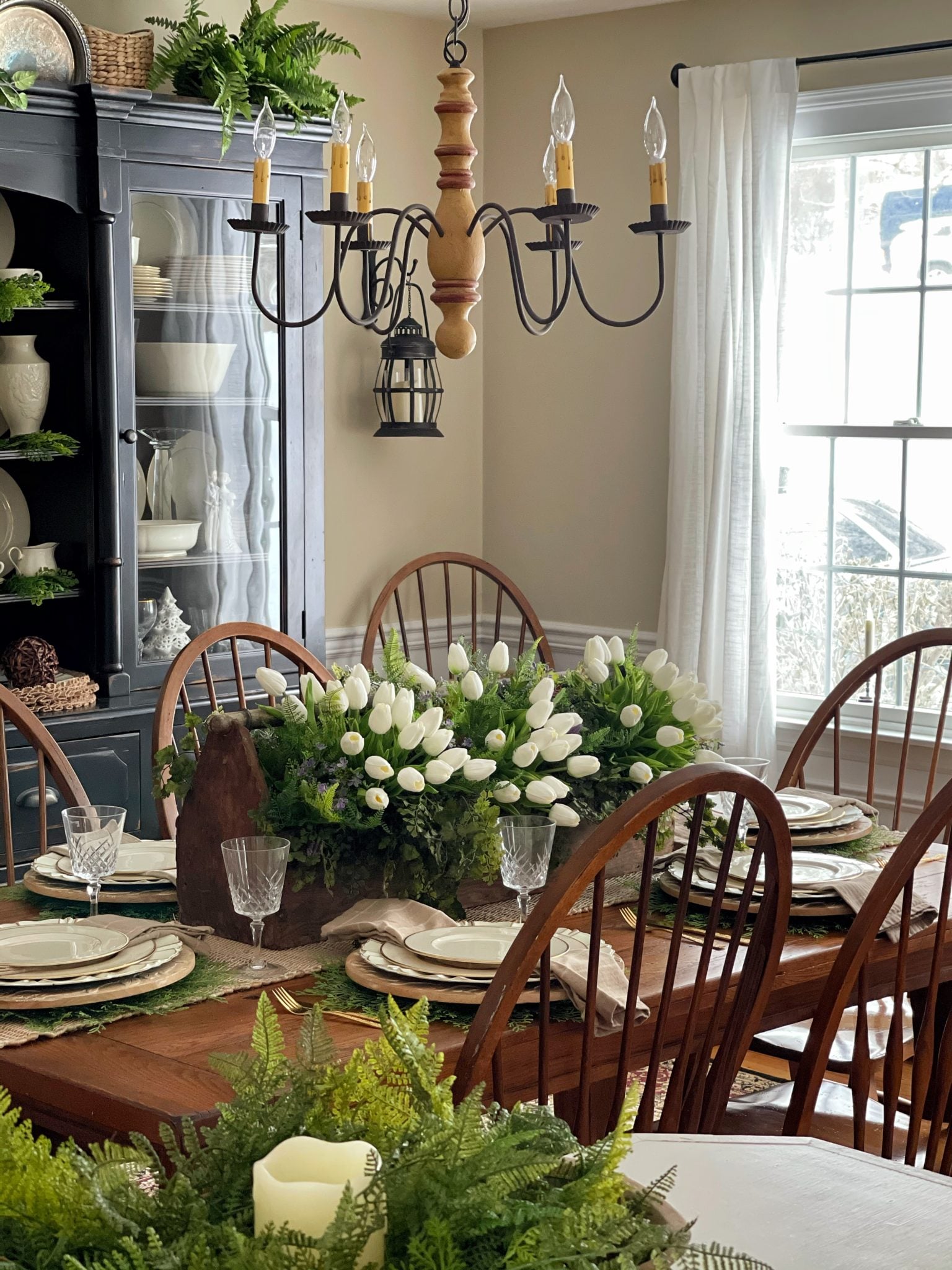 Spring Forward With My Rustic Farmhouse Home Tour - Bricks 'n Blooms ...