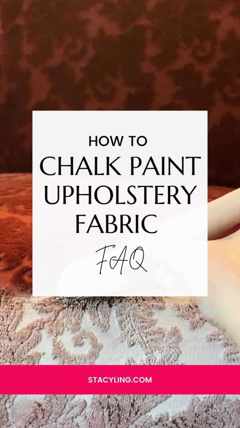 Painting Upholstery with Chalk Paint: Frequently Asked Questions and ...