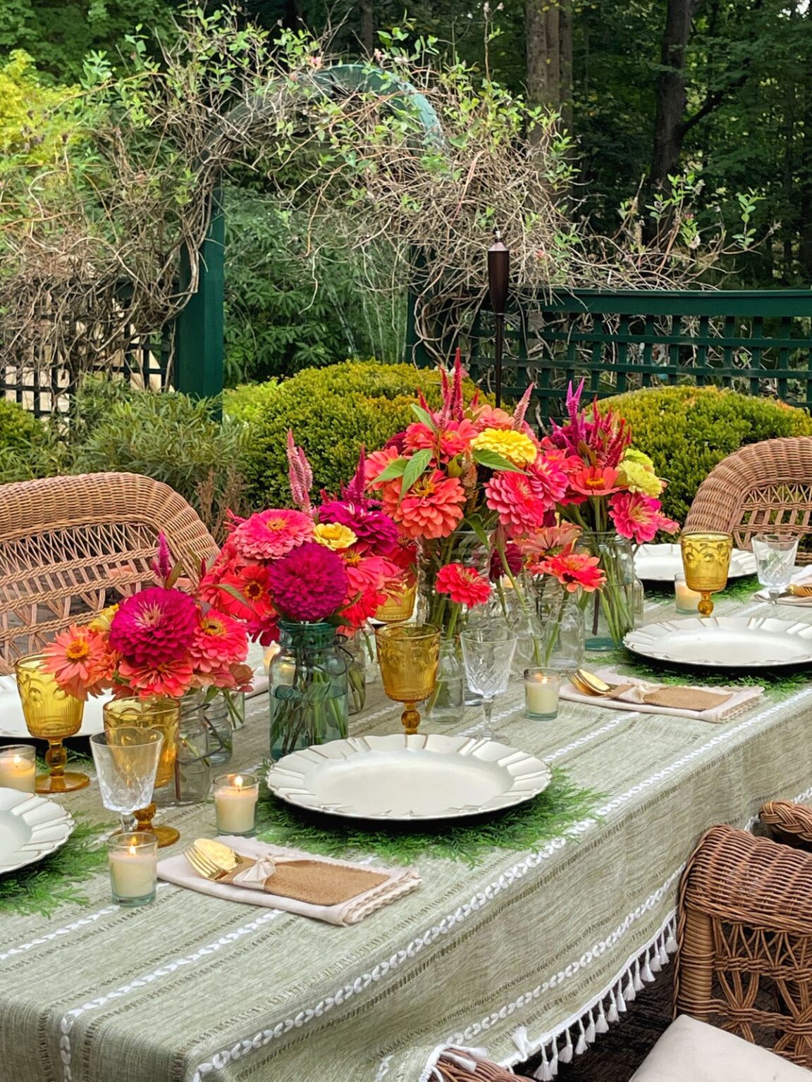 14+ Charming Outdoor Garden Party Ideas - Bricks 'n Blooms with Stacy Ling