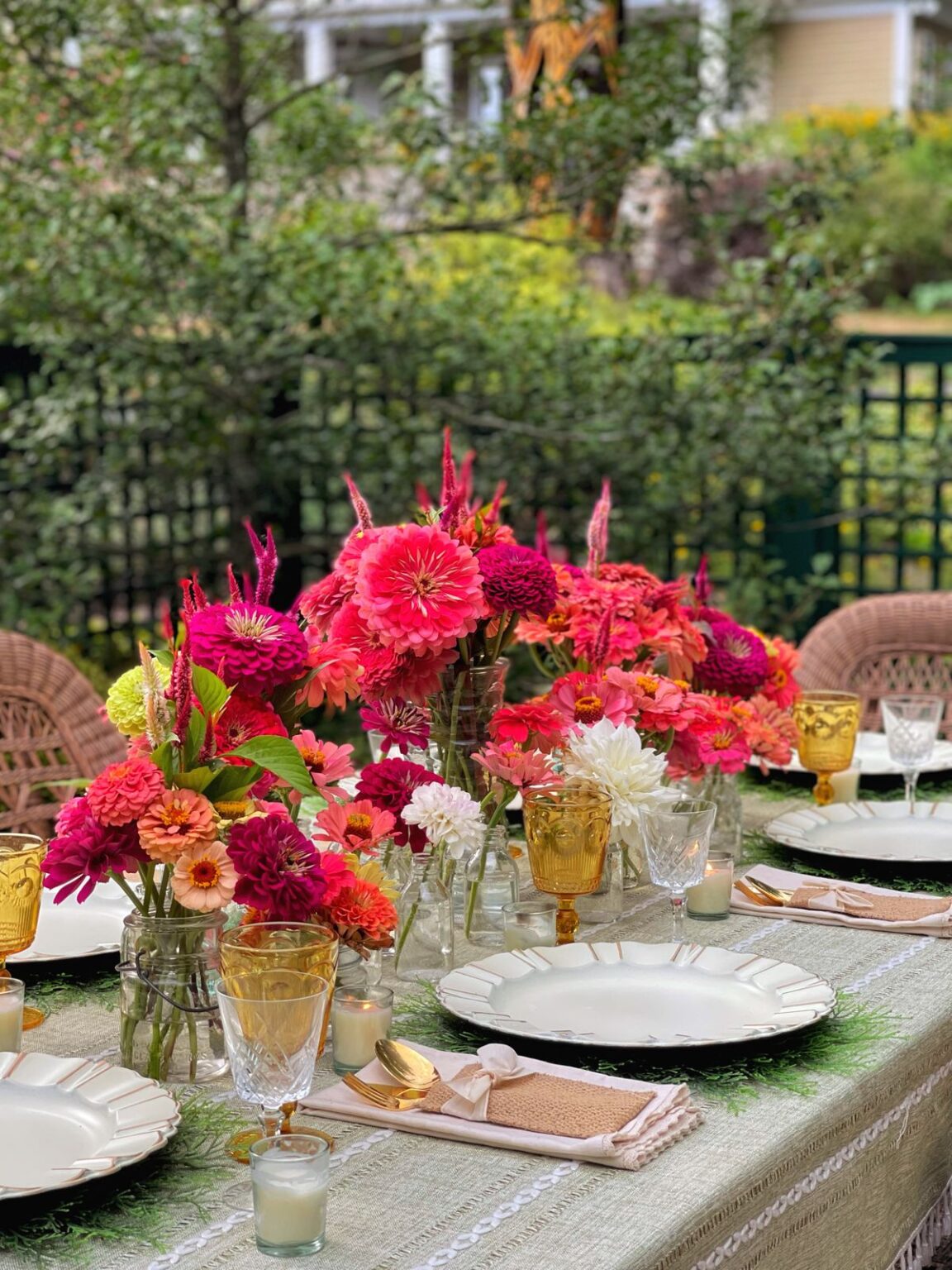 14+ Charming Outdoor Garden Party Ideas - Bricks 'n Blooms with Stacy Ling