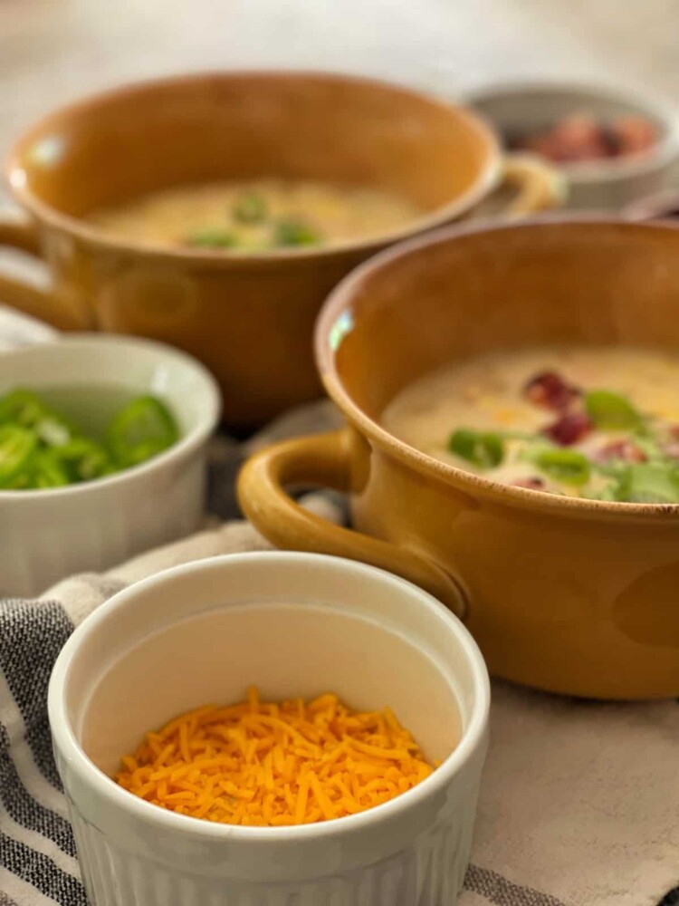The Best Light & Creamy Corn Chowder Recipe - Bricks ’n Blooms with ...