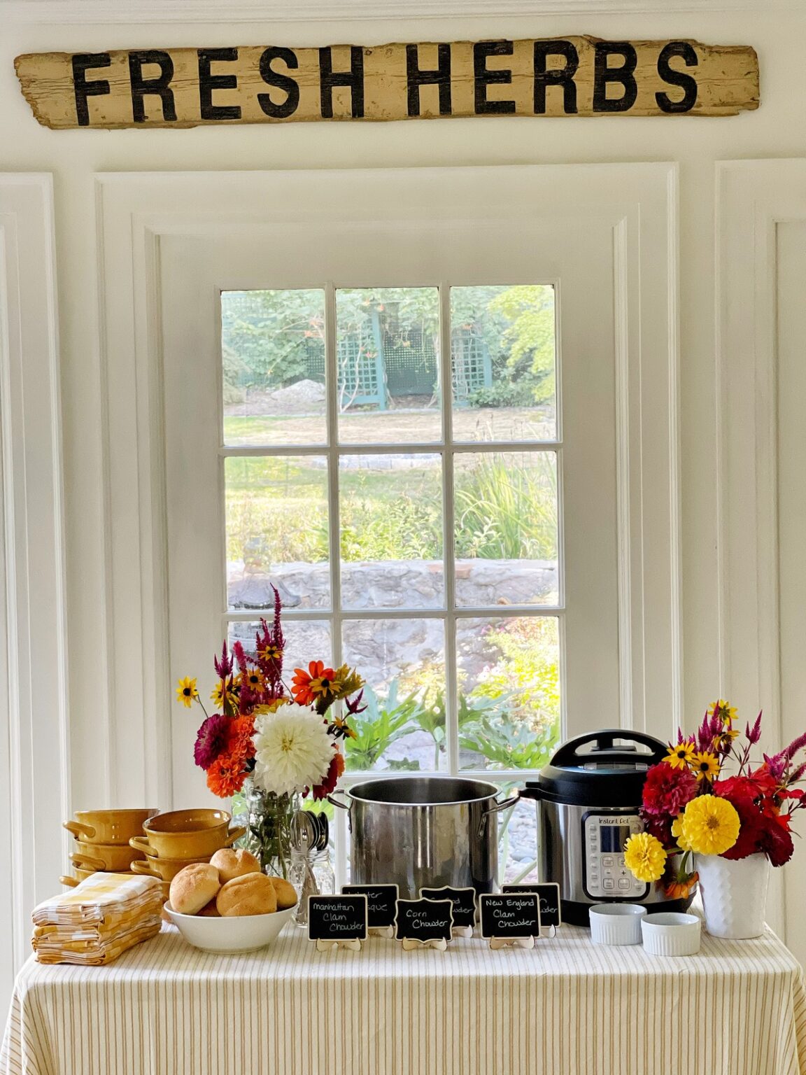 Potluck Luncheon Ideas: Soup Party Edition | Bricks ’n Blooms with ...