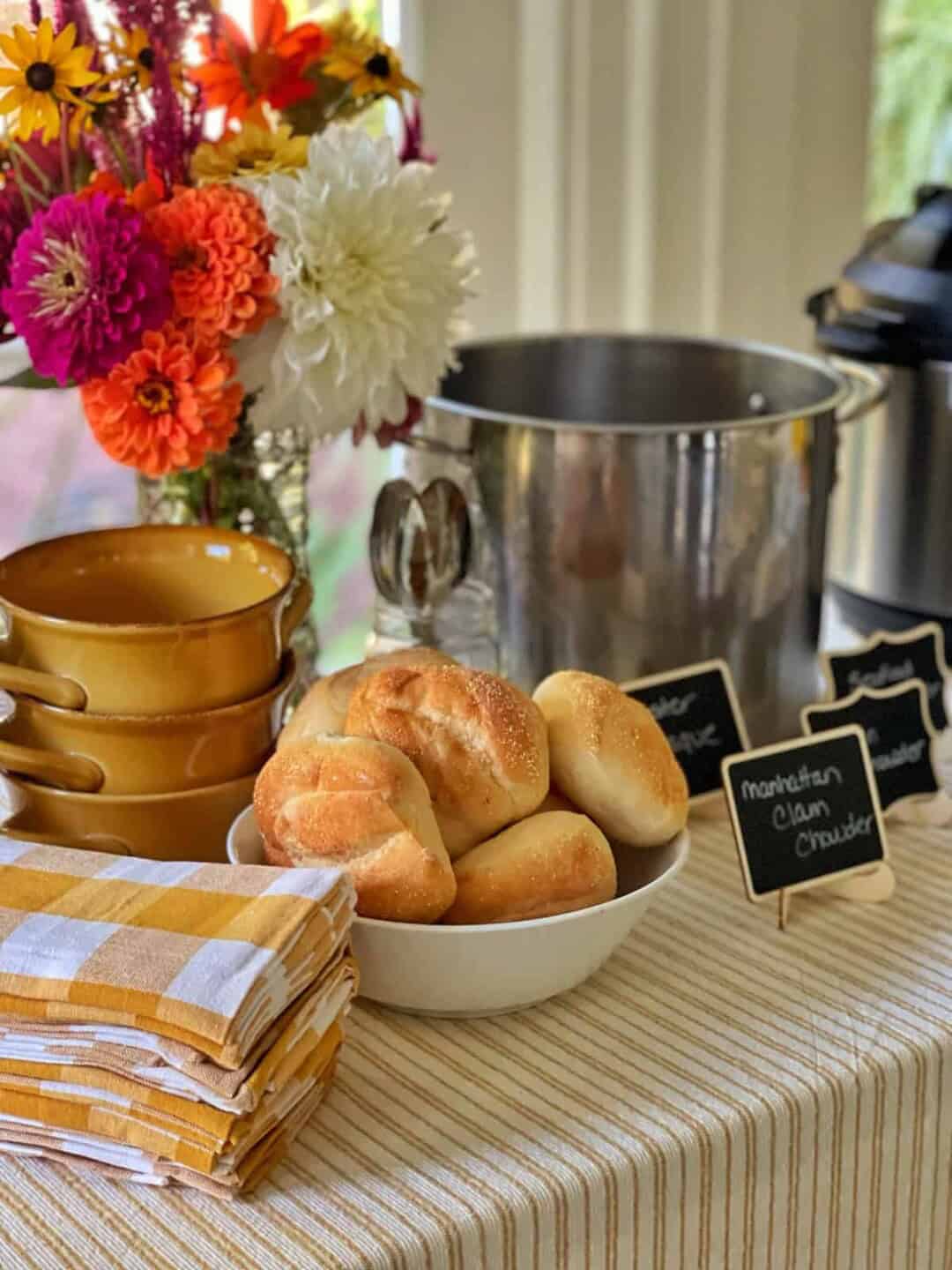 Potluck Luncheon Ideas: Soup Party Edition | Bricks ’n Blooms with ...