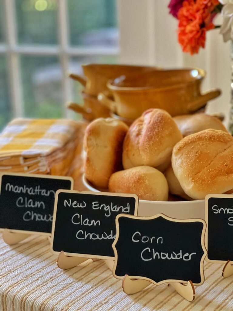 Potluck Luncheon Ideas: Soup Party Edition | Bricks ’n Blooms with ...