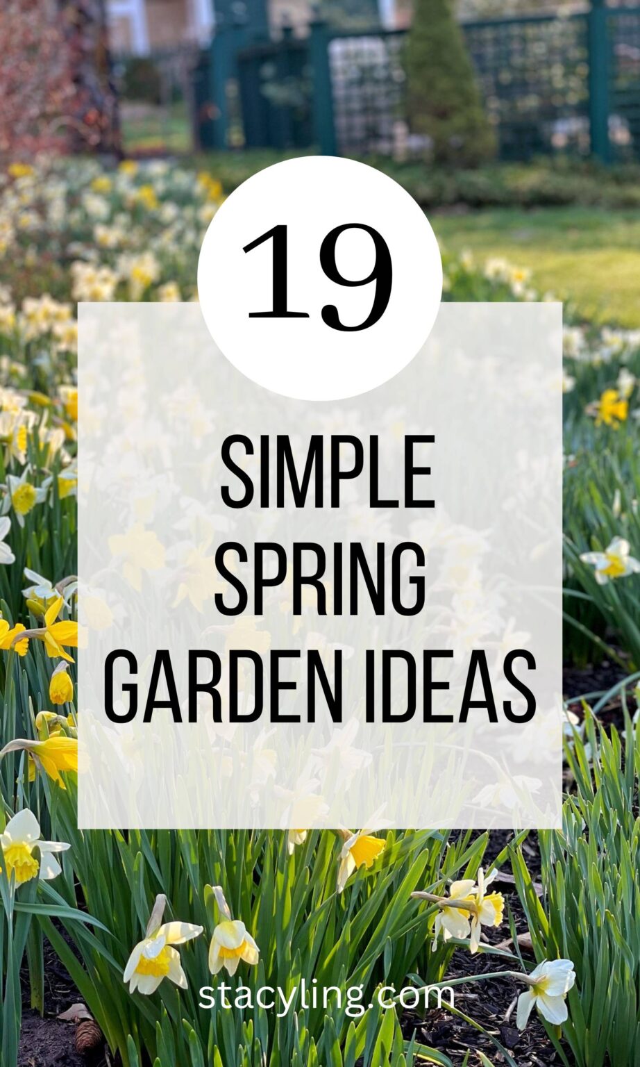 19 Simple Spring Garden Ideas - Stacy Ling