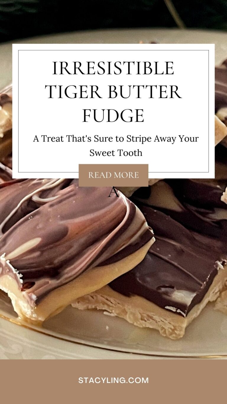 Irresistible Tiger Butter Fudge: A Treat That's Sure to Stripe Away ...