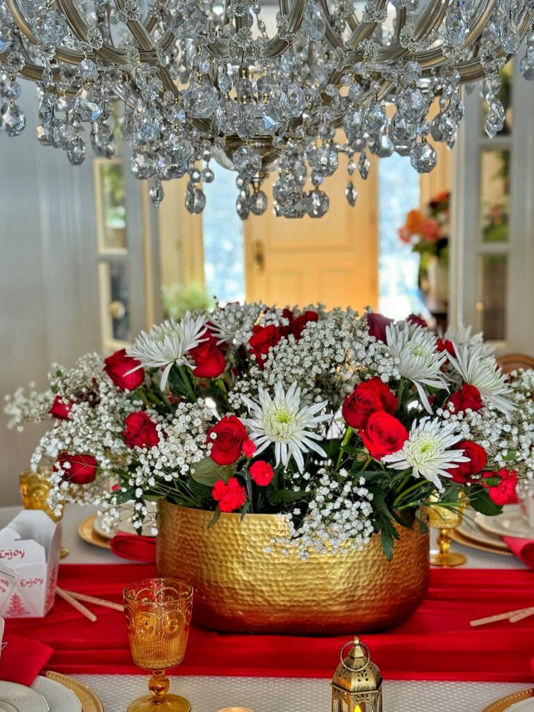 Casually Elegant Chinese Table Setting Ideas - Bricks ’n Blooms with ...