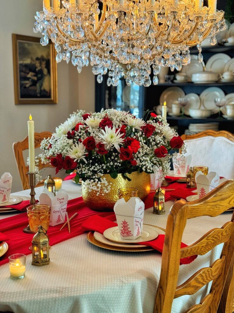 Casually Elegant Chinese Table Setting Ideas - Bricks ’n Blooms with ...