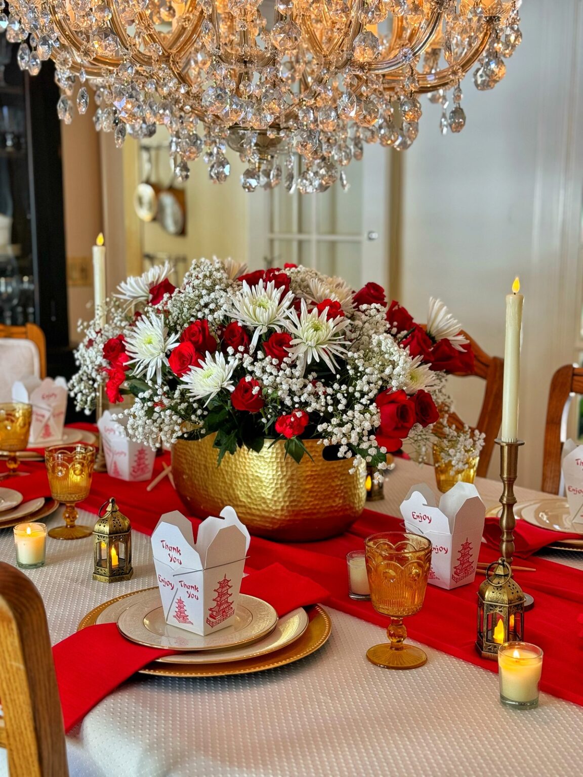 Casually Elegant Chinese Table Setting Ideas | Bricks ’n Blooms with ...