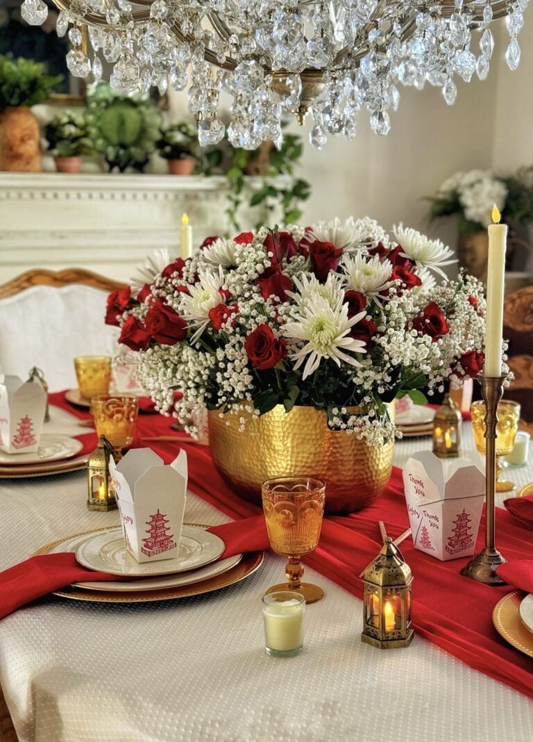 Casually Elegant Chinese Table Setting Ideas | Bricks ’n Blooms with ...